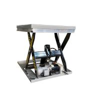 China 4000kg Single Scissor Platform Lift Table Max Height 1400mm for sale