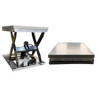 China 4000kg Single Scissor Platform Lift Table Max Height 1400mm for sale