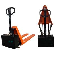 China CE Manual Scissor Lift Tables Lifting Height 31.50in Scissor Lift Pallet Jack Steel Fork Length 45.28in for sale