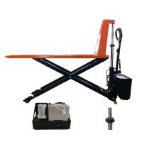 China 45.28in Portable Hydraulic Lift Table 1500kgs Double Piston Scissor Lift Pallet Jack for sale