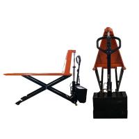 China Manual Electric Hand Portable Scissor Lift Tables 1.5ton High Lift Scissor Truck for sale