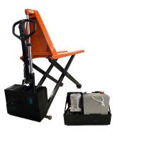China Manual Electric Hand Portable Scissor Lift Tables 1.5ton High Lift Scissor Truck for sale