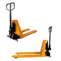 China Single Scissor Pallet Truck Manual 1000kg Lifting Height 800mm for sale