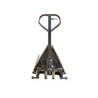 China 1000kg Stainless Scissor Pallet Truck Manual Lifting Height 800mm for sale