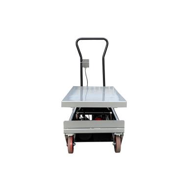 China Portable 150kg Single Scissor Small Hydraulic Scissor Lift Max Height 29.72in for sale