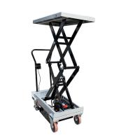 China 300kg Mini Smart Mobile Scissor Lift Platform Max Height 62.40in for sale