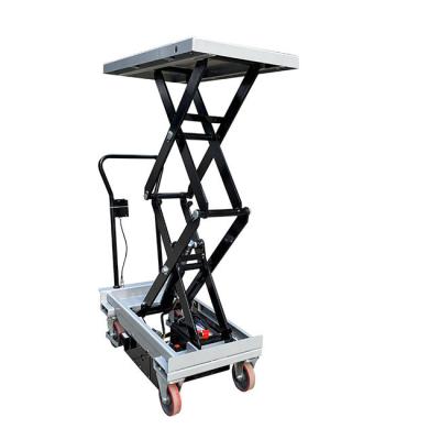 China 300kg Mini Smart Mobile Scissor Lift Platform Max Height 62.40in for sale