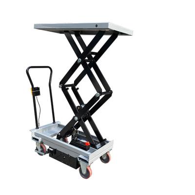 China 500kg Portable Scissor Lift Tables Double Scissor Mobile 1010mmx520mm for sale