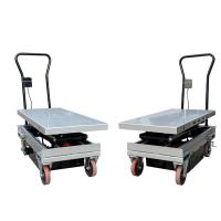China 300kg Mini Smart Mobile Scissor Lift Platform Max Height 62.40in for sale