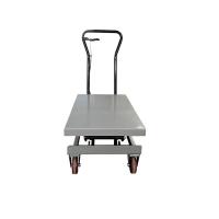 China 500kg Mobile Manual Hydraulic Lift Table 1010mmx520mm for sale