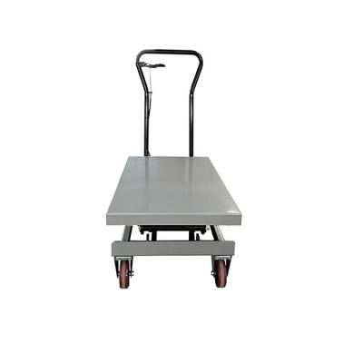 China 500kg Mobile Manual Hydraulic Lift Table 1010mmx520mm for sale