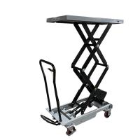 China 500kg Mobile Manual Hydraulic Lift Table 1010mmx520mm for sale