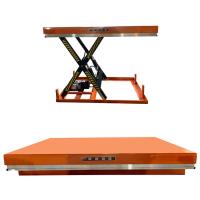 China 1000kg Single Electric Hydraulic Scissor Lift Tables Max Height 51.18in for sale