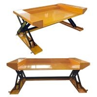 China 1000kg Hydraulic Low Profile Lift Tables Electric Zero Type Max Height 810mm for sale