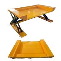 China 1000kg Hydraulic Low Profile Lift Tables Electric Zero Type Max Height 810mm for sale