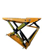 China 1000kg Hydraulic Low Profile Lift Tables Electric Zero Type Max Height 810mm for sale