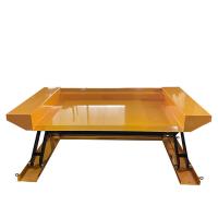 China 1000kg Hydraulic Low Profile Lift Tables Electric Zero Type Max Height 810mm for sale