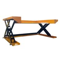 China 1000kg Hydraulic Low Profile Lift Tables Electric Zero Type Max Height 810mm for sale