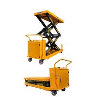 China Max Height 1300mm Mobile Hydraulic Lift Table 4 Ton for sale