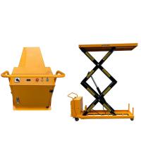 China Max Height 51.18in Electric Scissor Lift Tables 2 Ton 24V Battery for sale