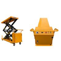 China Max Height 1300mm Mobile Hydraulic Lift Table 4 Ton for sale