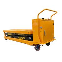 China 1 Ton Max Height 51.18in Portable Hydraulic Table Double Scissor for sale