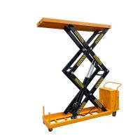 China 1 Ton Max Height 51.18in Portable Hydraulic Table Double Scissor for sale