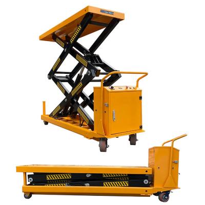 China CE Approval Electric Scissor Lift Tables Portable 4000Kg 24V Battery for sale