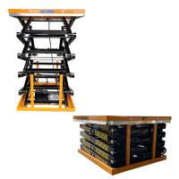 China 500kg Electric Stationary Multi Stage Scissor Lift Max Height 4.8m for sale