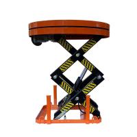 China CE Custom Lift Tables Hydraulic Electric Multi Scissors Lift Tables With Rotating Tops 1200mm 1000kg for sale