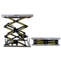 China 118.11in Stationary Multi Stage Scissor Lift 2 Ton High Strength Steel for sale