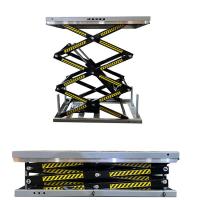 China 1000kg Electric Scissor Lift Tables Platform 1300mmx820mm  Max Height 1780mm for sale