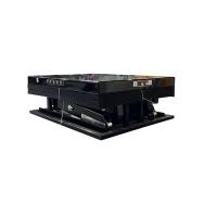China Double Scissor Vertical Custom Electric Lift Tables 2500kg Large Platform 2500mmx820mm Max Height 39.37in for sale