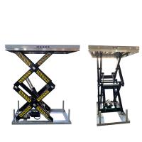 China 1 Ton Double Scissor Lift Tables 51.18inx32.28in Max Height 70.08in for sale