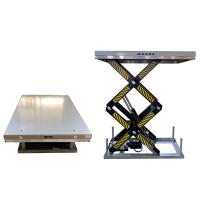 China 1 Ton Double Scissor Lift Tables 51.18inx32.28in Max Height 70.08in for sale