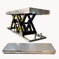 China Double Horizontal Heavy Duty Hydraulic Lift Table 2000kg Max Height 39.37in for sale