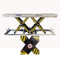 China Transverse Hydraulic Double Scissor Lift Table for sale