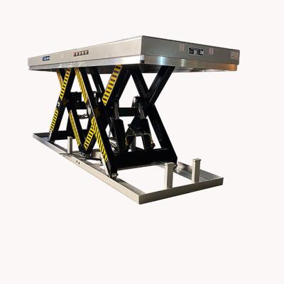 China Horizontal Heavy Duty Lift Table 39.37in 4ton 2.5mx0.85m for sale