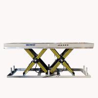 China Transverse Hydraulic Double Scissor Lift Table for sale