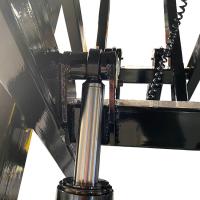 China Transverse Double Scissor Lift Tables 2 Ton Max Height 39.37in Large Platform 2.5mx0.82m for sale