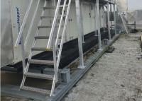China Steel Grating Stair Treads 25x3mm Serrated Industrial Safety Treads for Commercial Use for sale