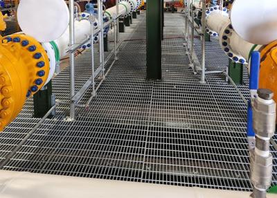 China Smooth Or Serrated Surface Galvanised Steel Grating For Industrial Projects for sale