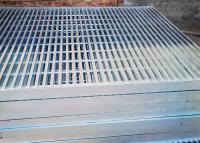 China Welded Grating Trench Cover Heavy Duty Galvanized Steel Floor Grating 50x5mm for sale