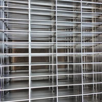 China Press Lock Steel Grating Stainless Steel Drainage Cover 19mm Bearing Bar Spacing for sale