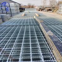 China Hot Dipped Galvanized Serrated Steel Grating 25x5mm Bearing Bar for Sewer Shelf and Walkway for sale