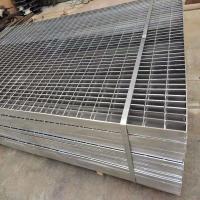 China 304 Stainless Steel Press Locked Grating 25x5mm Bearing Bar Hot Dip Galvanized for sale