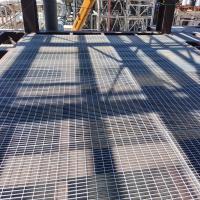 China Q235 Weight Industrial Platforms Galvanized Steel Grating Building Materials for sale