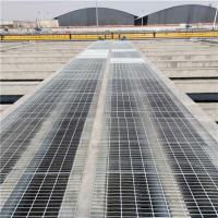 China Serrated Steel Grating Drain for Car Park 1-12m Length Zinc Coated for sale