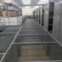 China Galvanized Steel Grating Platform Floor Anti Slip 25mm 40mm Bearing Bar for sale