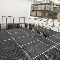 China Galvanized Steel Grating Platform Floor Anti Slip 25mm 40mm Bearing Bar for sale